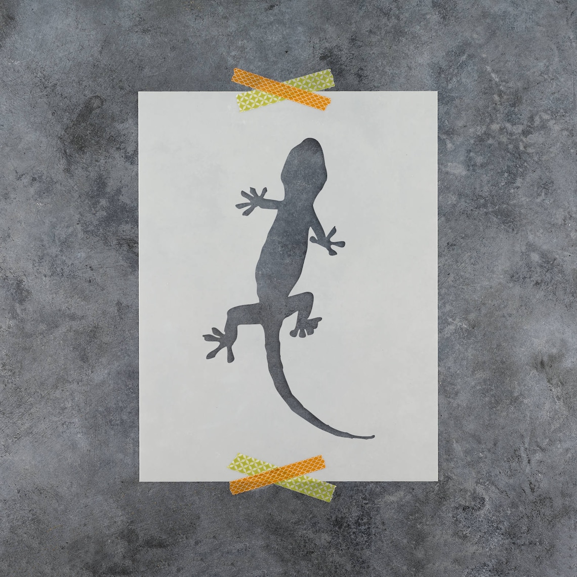 Gecko Stencil Gecko Stencil Lizard Stencil Gecko Stencils - Etsy
