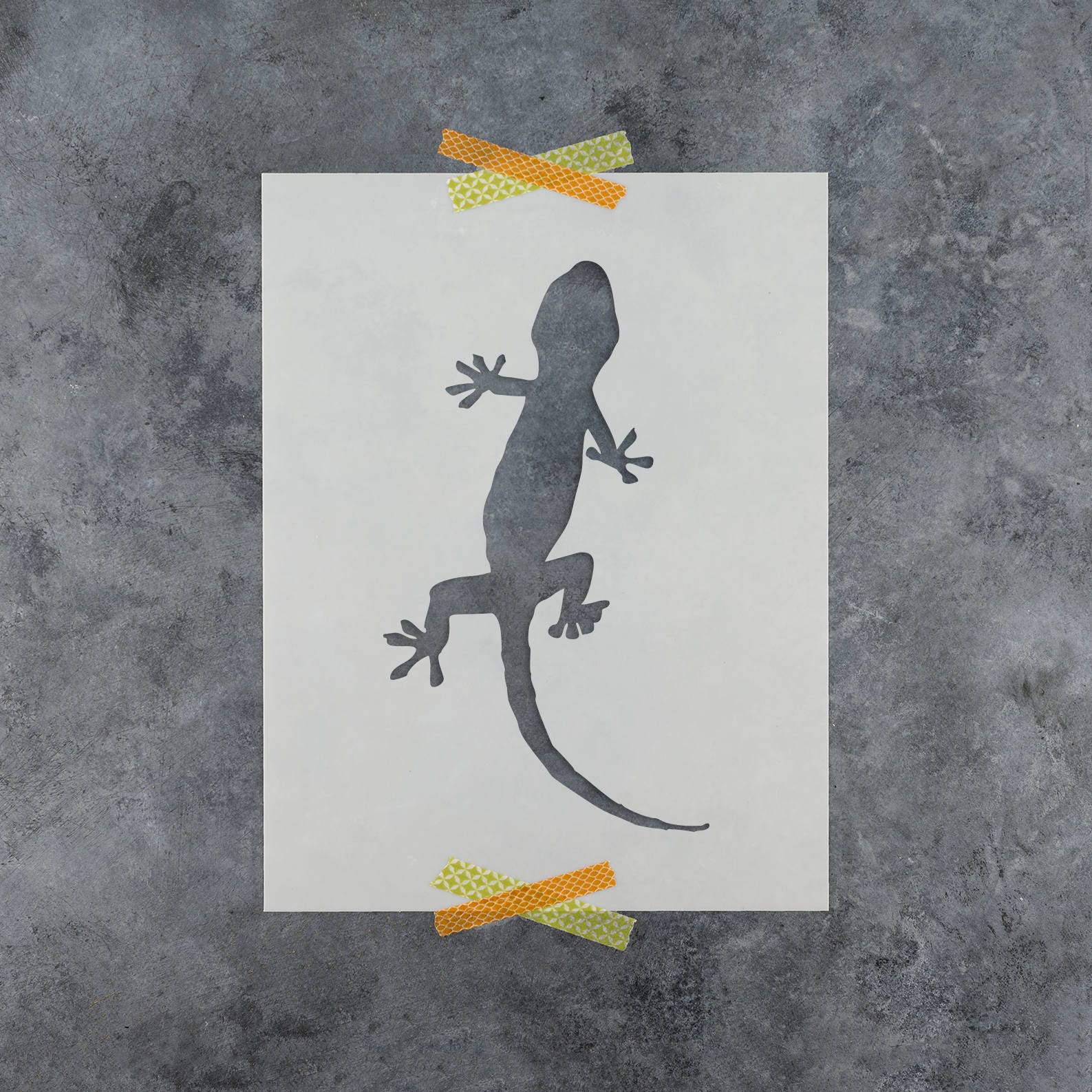 Gecko Stencil Gecko Stencil Lizard Stencil Gecko Stencils - Etsy