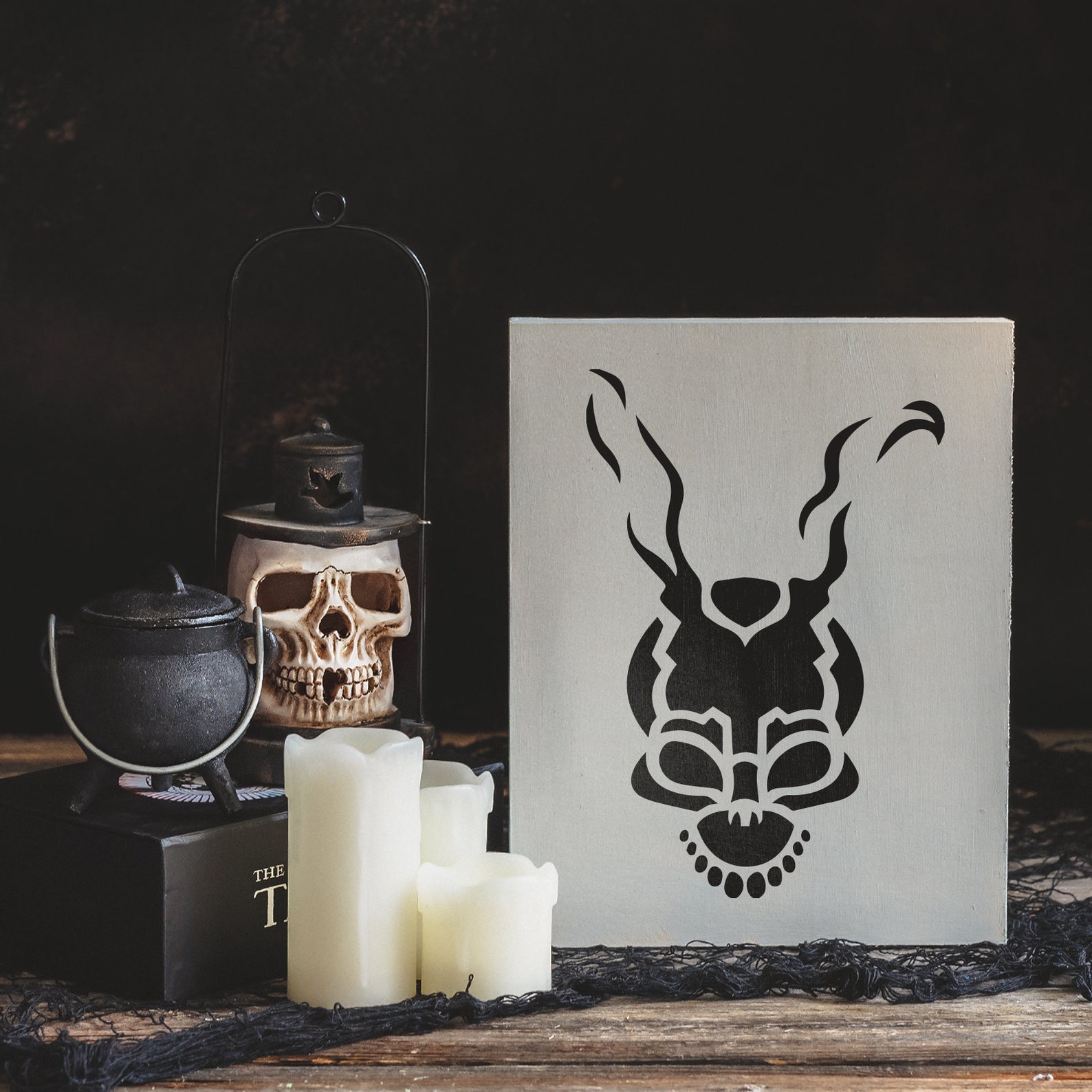 Frank the Bunny Halloween Stencil Reusable DIY Craft - Etsy