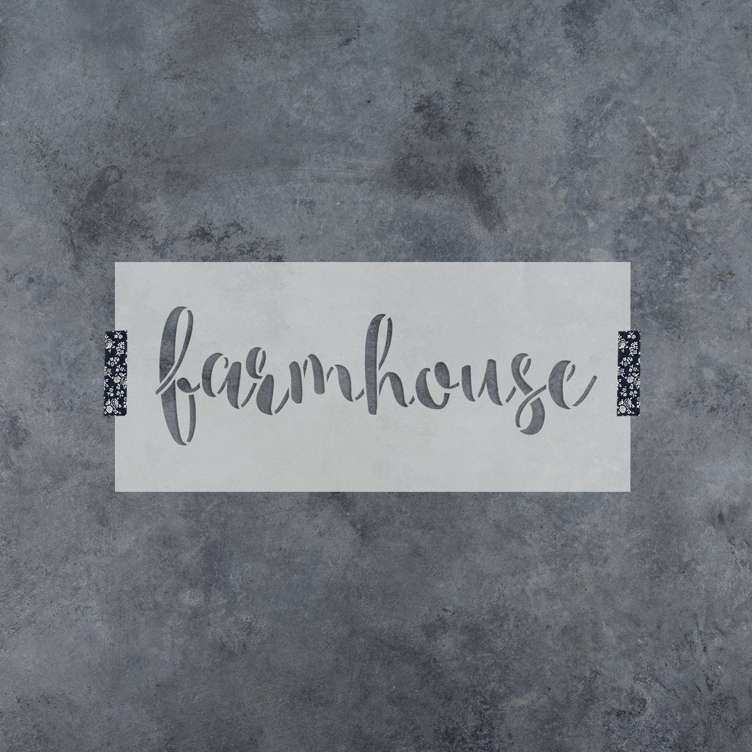 Farmhouse Stencil - Reusable Farmhouse Stencils, Farmhouse Stencils for ...
