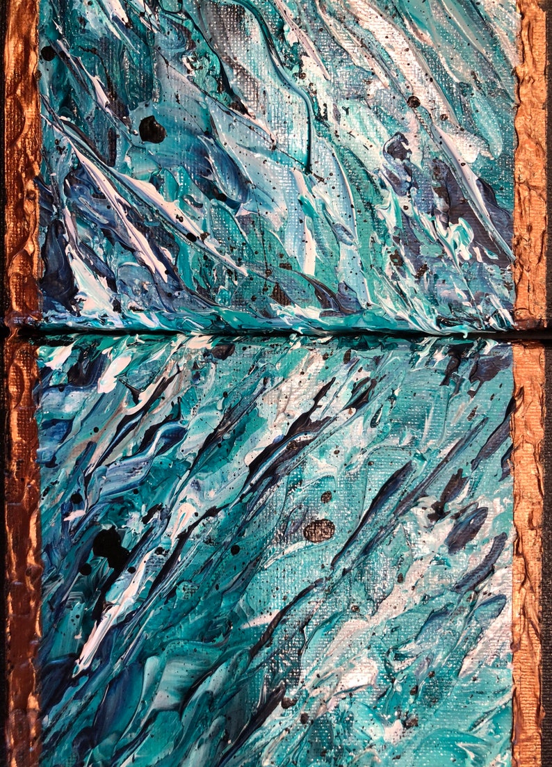 Abstract Acrylic Painting, Wall Panels, Texture Wall Art, 3D Painting ...