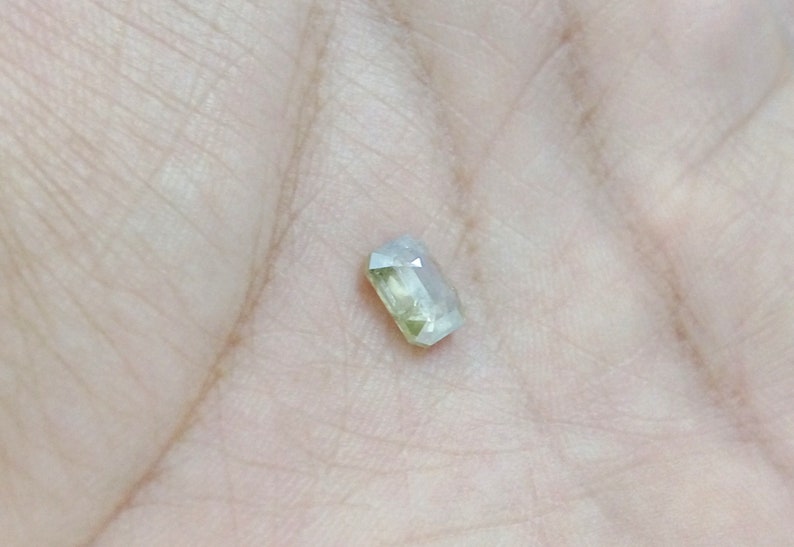 1.10 Ct 7.24x5.29mm Natural Emerald Shape Transparent Green | Etsy