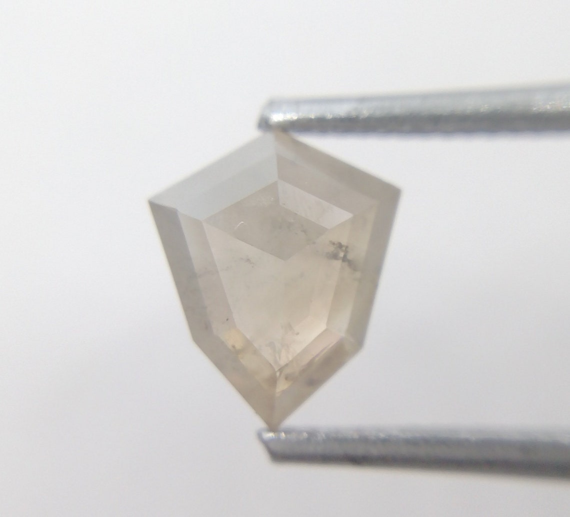 0.85 Ct 6.89x5.81mm Natural Loose Shield Cut Sparkling Icy - Etsy