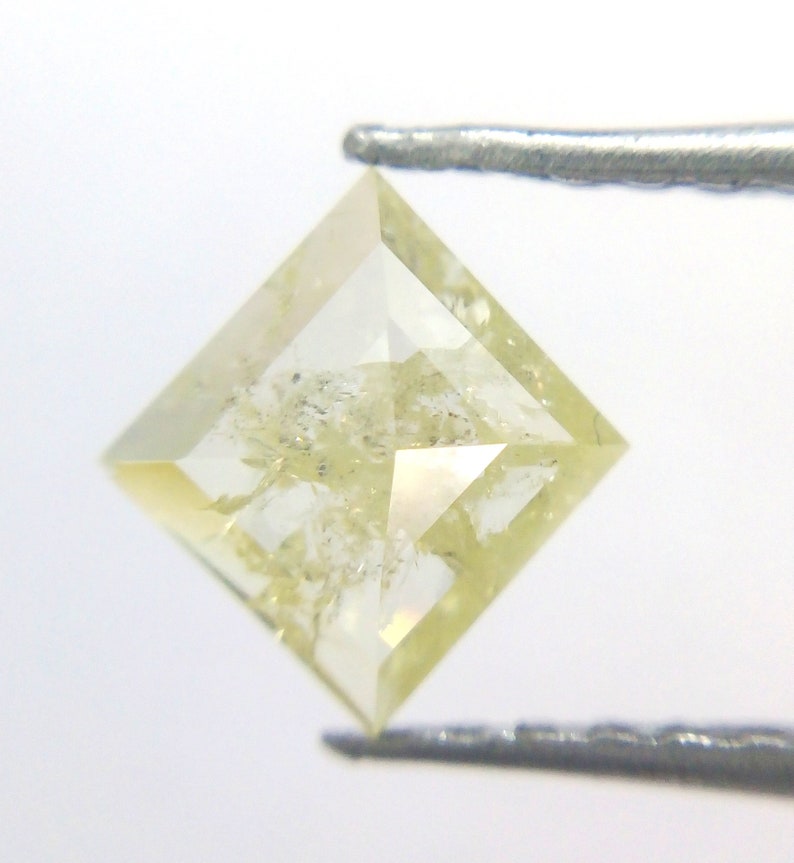 1.68 Ct 8.58x8.02mm Natural Pair Kite Shape Transparent Yellow Color ...