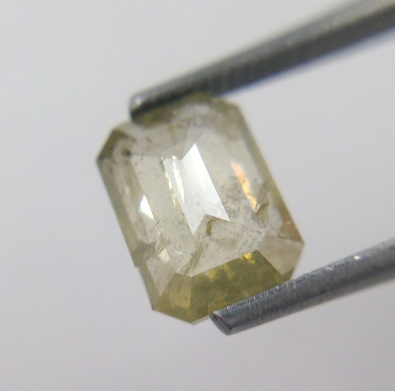 1.10 Ct 7.24x5.29mm Natural Emerald Shape Transparent Green | Etsy