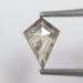 0.67 Ct 7.92x5.65mm Natural Kite Shape Transparent Grey Color Diamond ...
