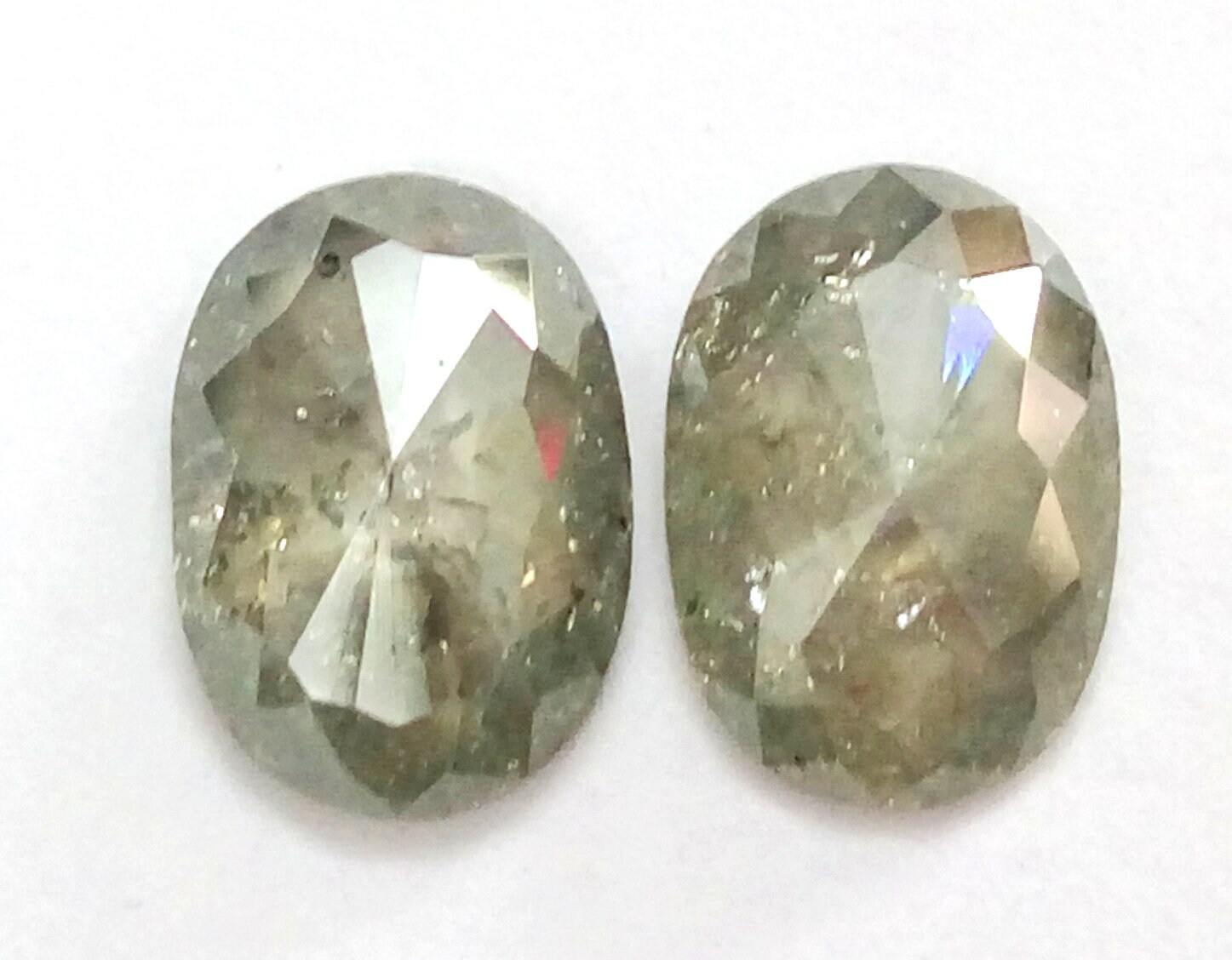 3.34 Ct 9.86x6.94mm Natural Loose Pair Oval Shape Transparent - Etsy