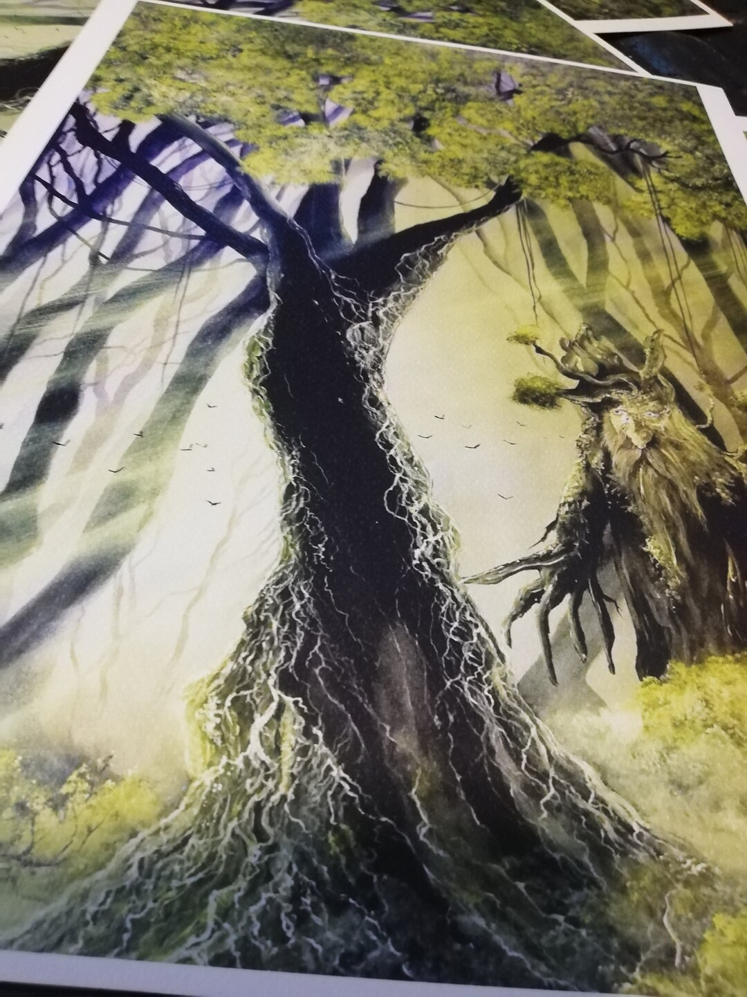 Fangorn Forest the Lord of the Rings Limited Print - Etsy