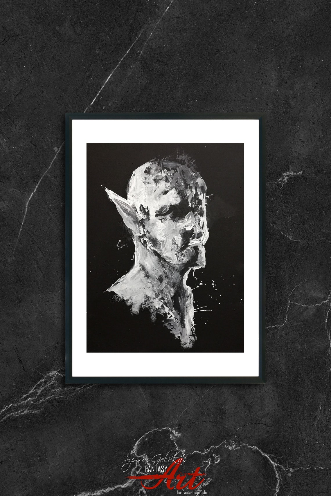 Azog the Goblin - Original Tolkien Art - Etsy