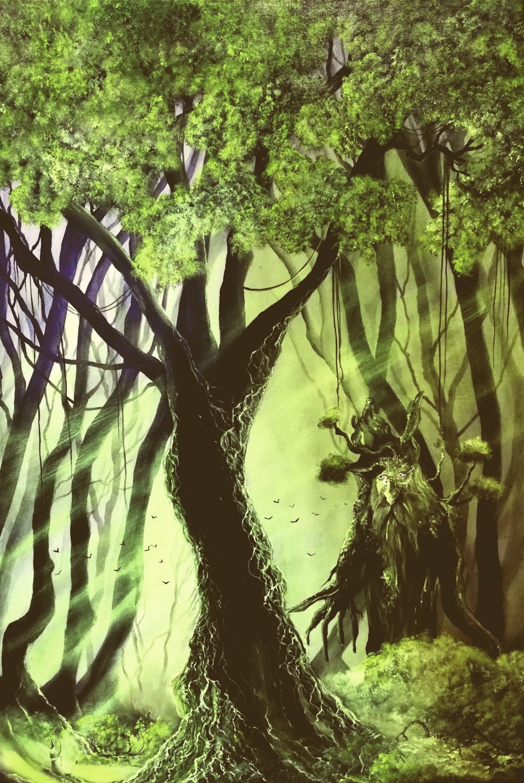 Fangorn Forest the Lord of the Rings Limited Print - Etsy