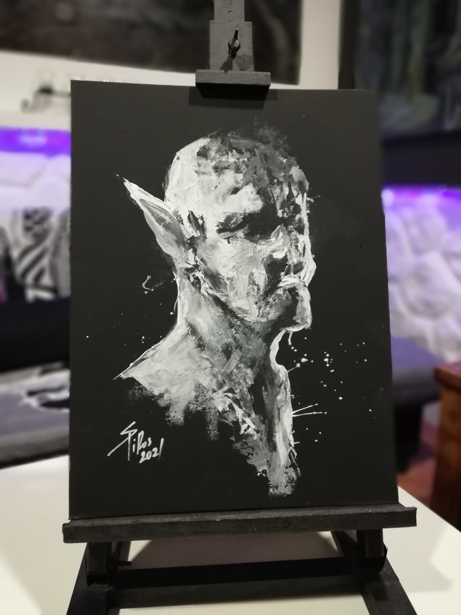 Azog the Goblin - Original Tolkien Art - Etsy