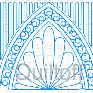 Border or EDGE to EDGE Design #2, Digital Quilting Pattern, Design ...