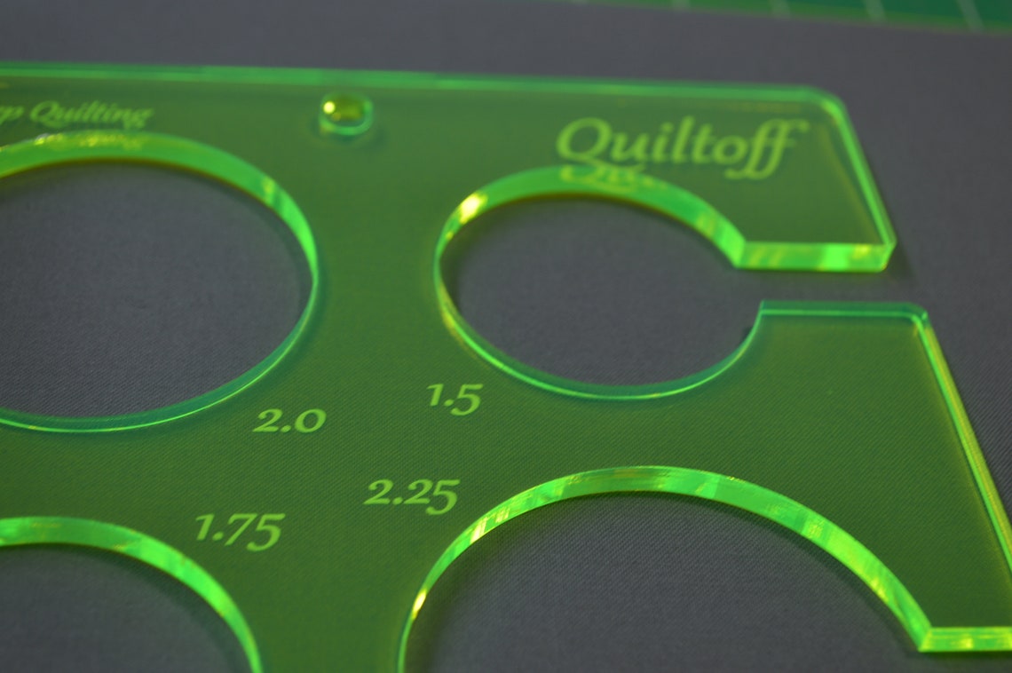 Longarm Quilting Ruler Circle Template - Etsy