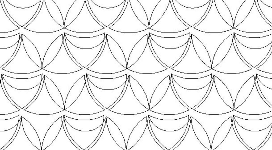 Wallpaper #3, Digital Quilting Pattern, Design, Pantograph,e2e - Etsy