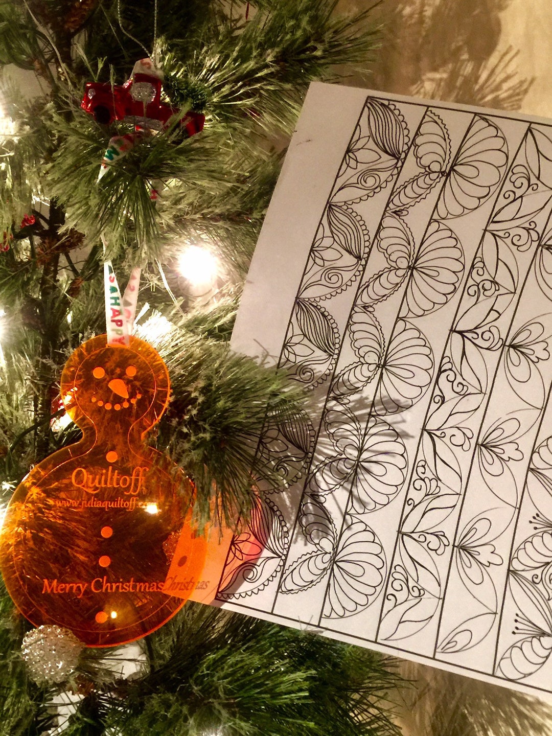 Snowman Quilting Ruler - Etsy