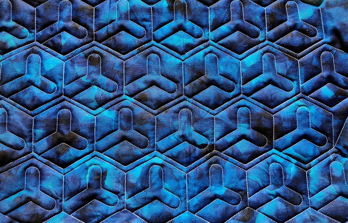 Geometric #1, Digital Quilting Pattern, Design, Pantograph, E2E - Etsy