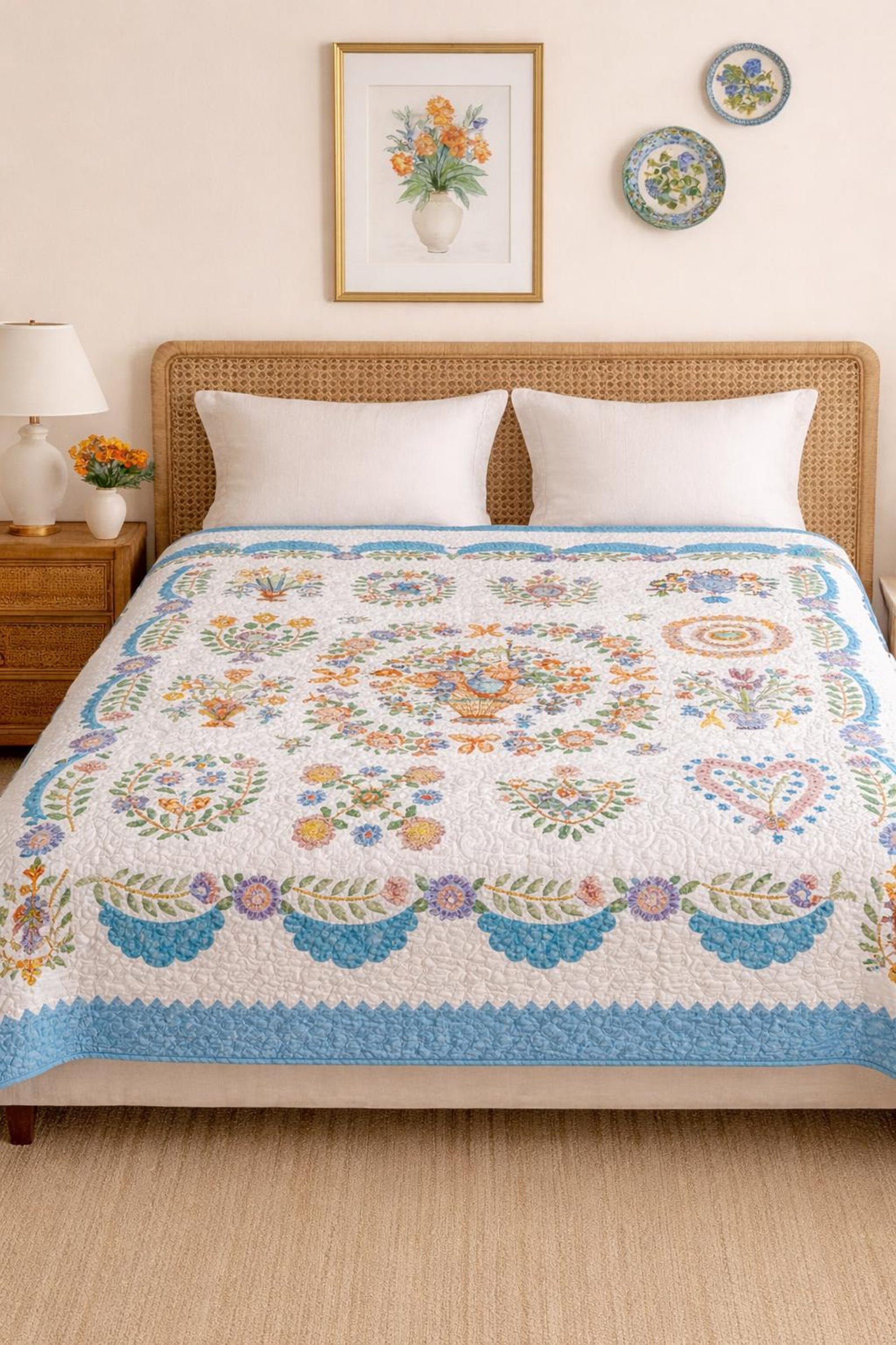 Available Now: Baltimore Album, Needle Turn Applique, Queen Size - Etsy