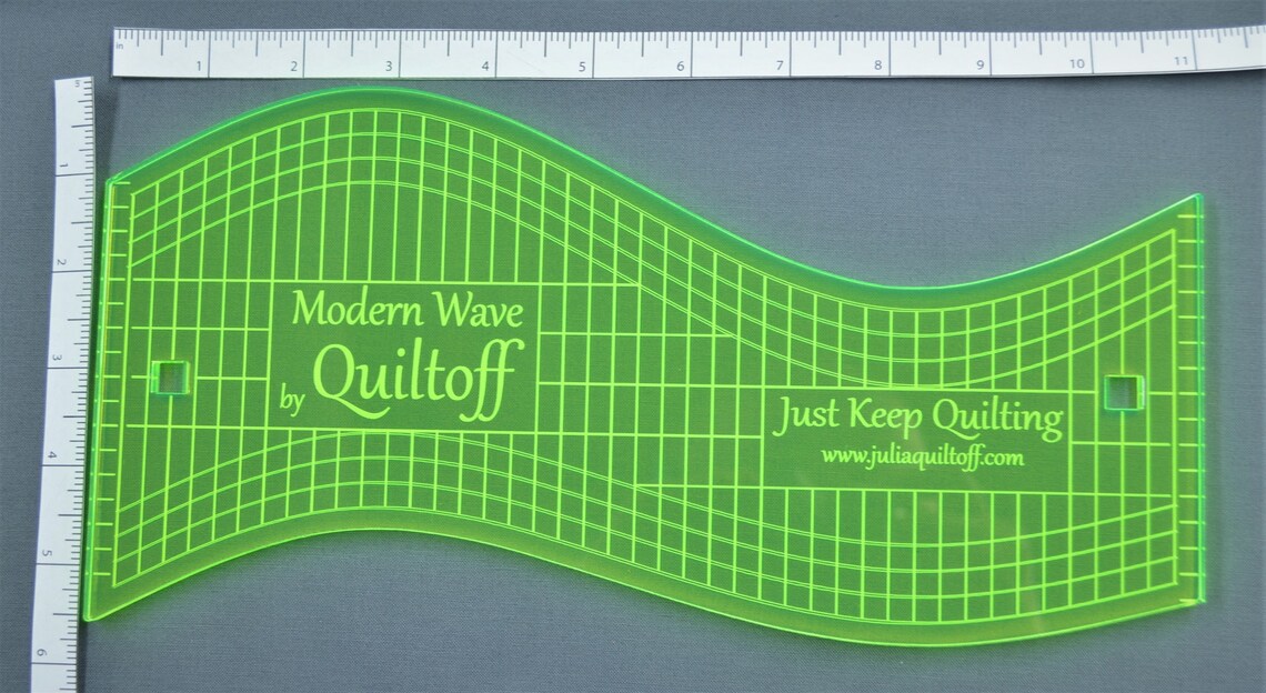 Longarm Quilting Ruler, Modern Wave - Etsy