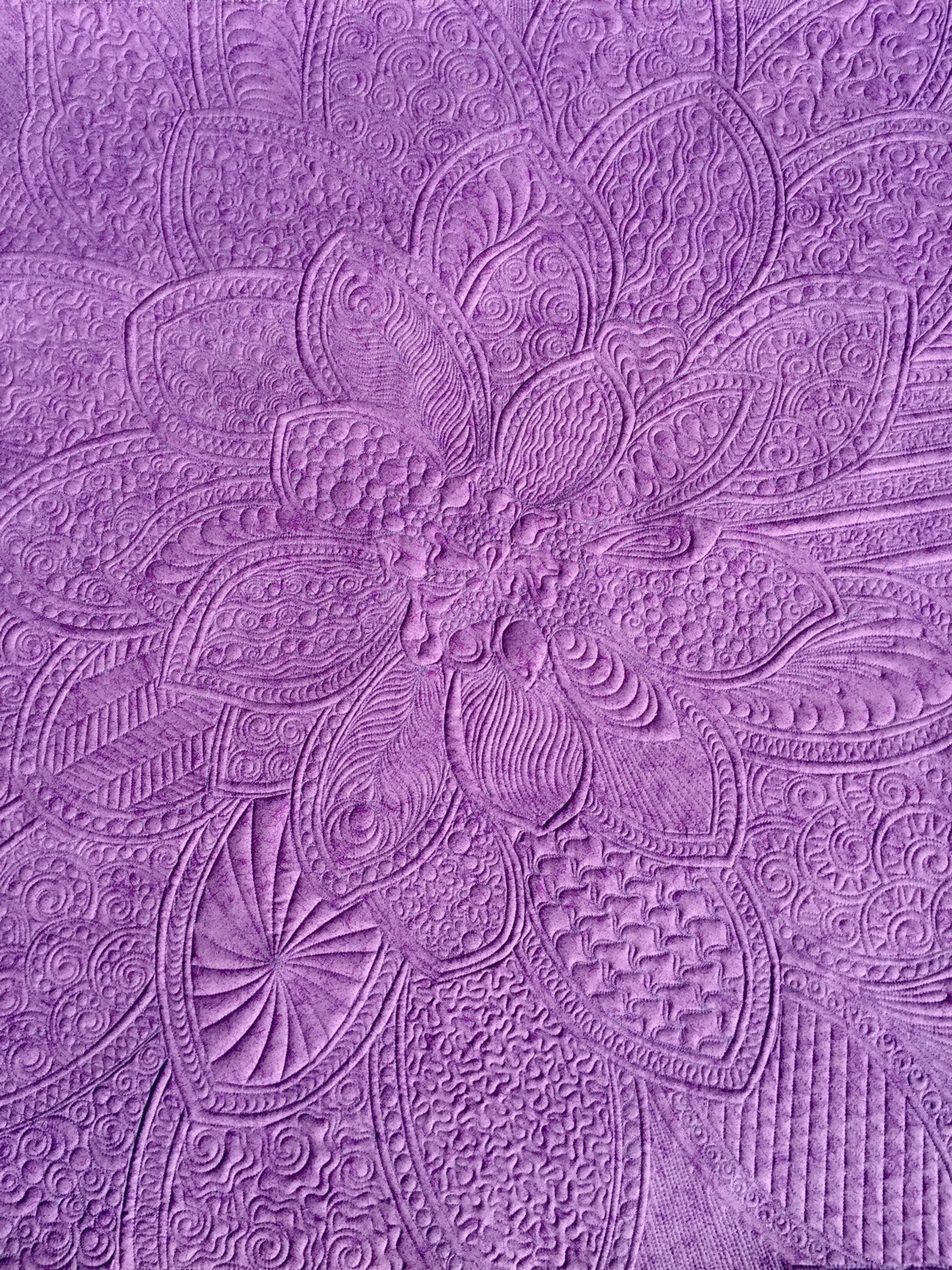 Dream Big, Gorgeous Wall Hanging. Purple, Orange/yellow Center - Etsy