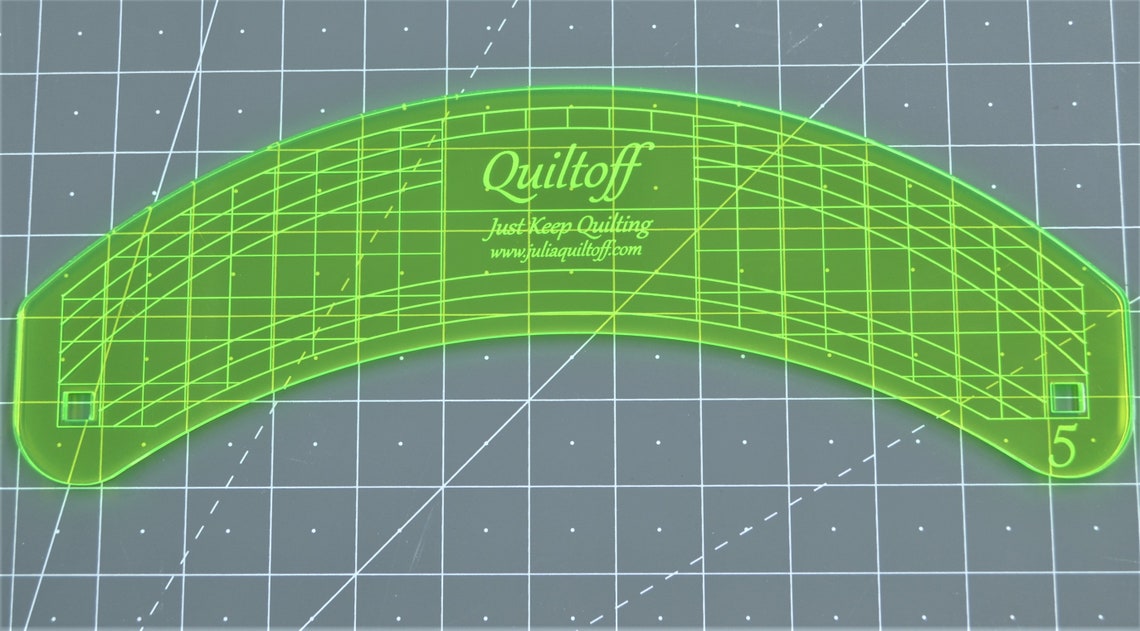 Curve 5 Longarm Quilting Ruler | Etsy