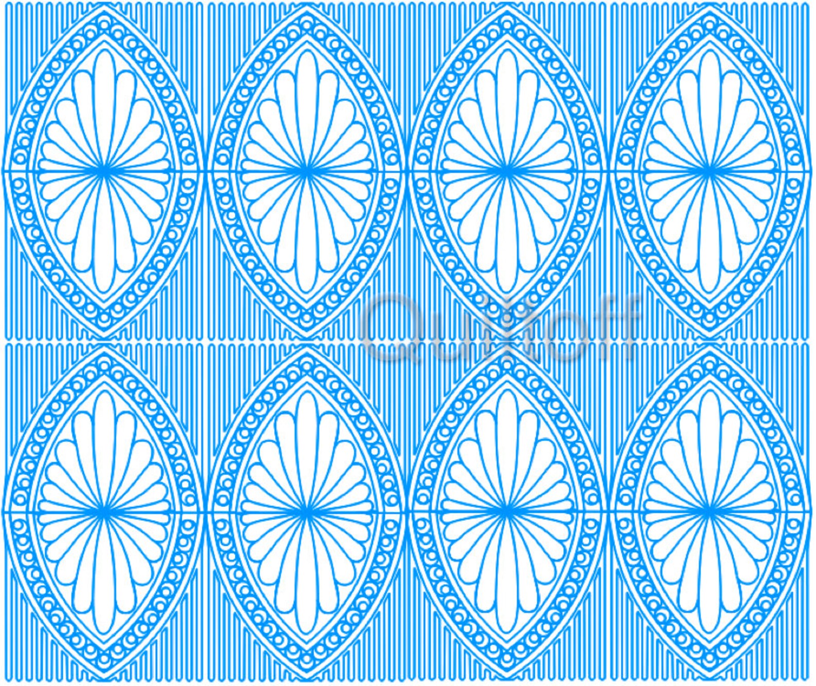 Border or EDGE to EDGE Design 2 Digital Quilting Pattern - Etsy