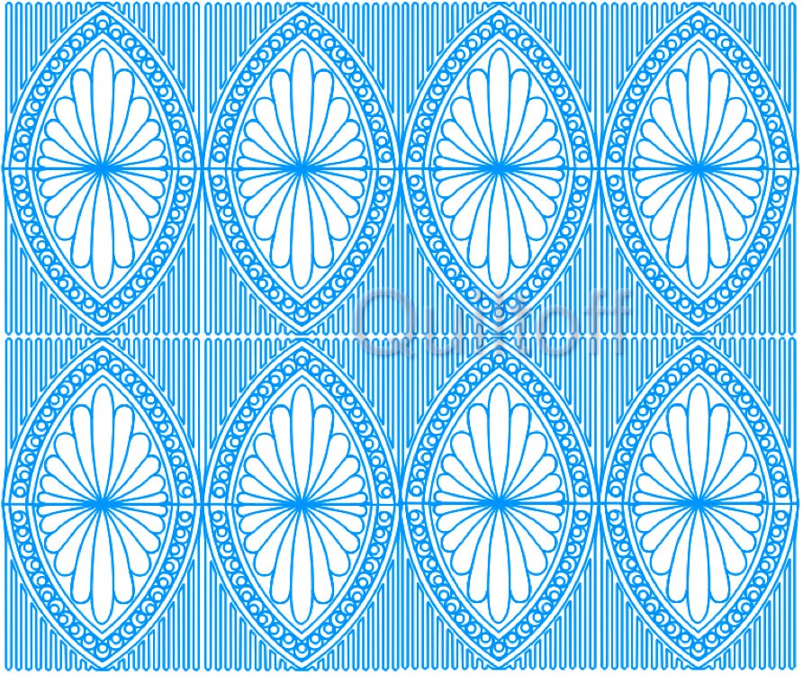 Border or EDGE to EDGE Design 2 Digital Quilting Pattern - Etsy