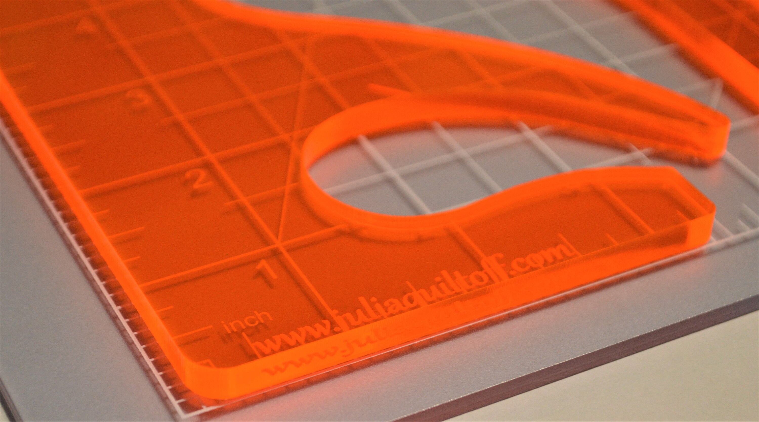 Longarm quilting ruler Feather template | Etsy