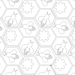 Honeycomb Bee, Digital Quilting Pattern, Design, Pantograph, E2E - Etsy