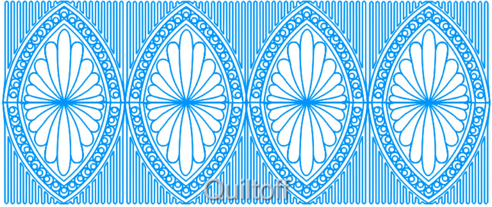 Border or EDGE to EDGE Design #2, Digital Quilting Pattern, Design ...