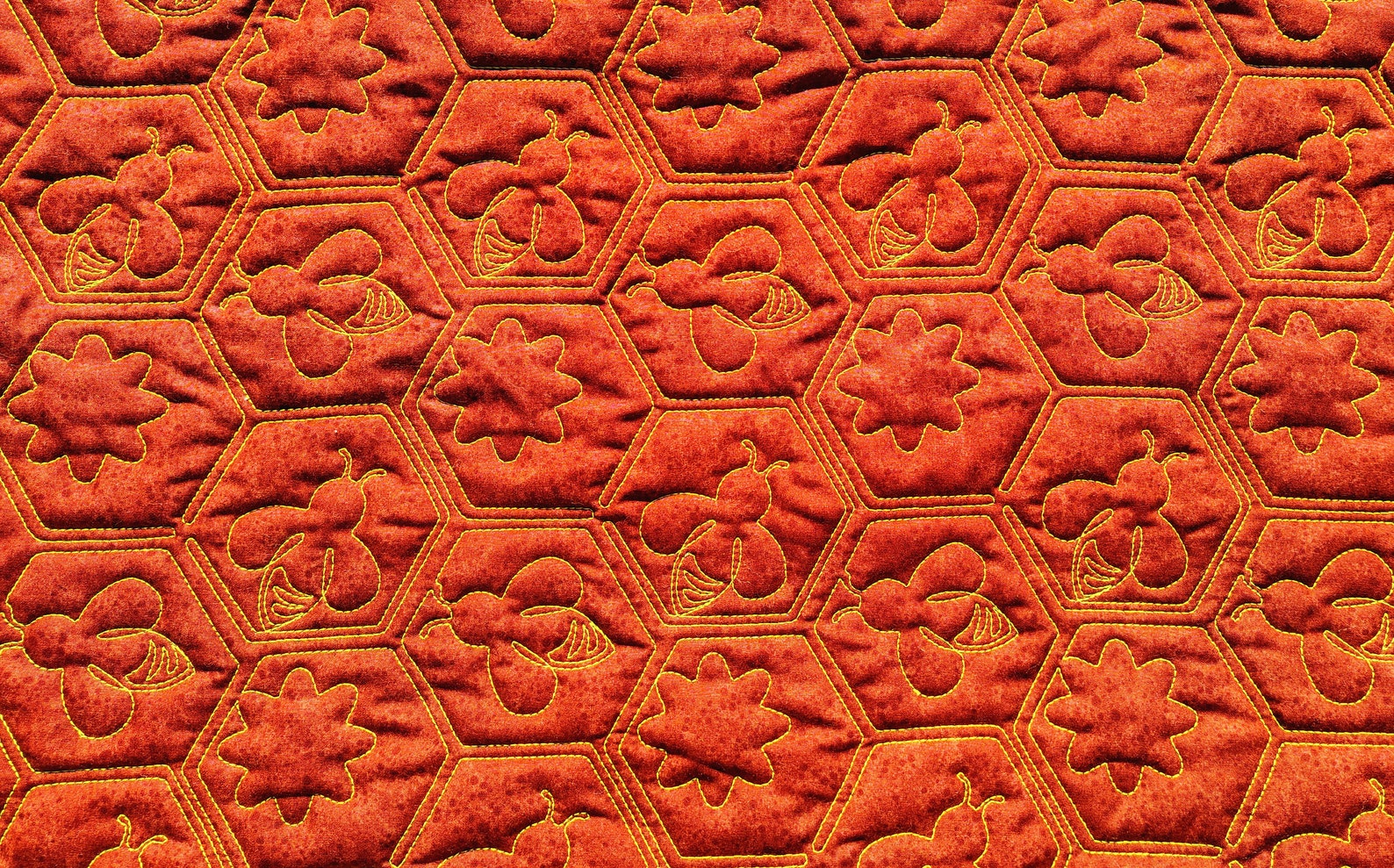 Honeycomb Bee, Digital Quilting Pattern, Design, Pantograph, E2E - Etsy