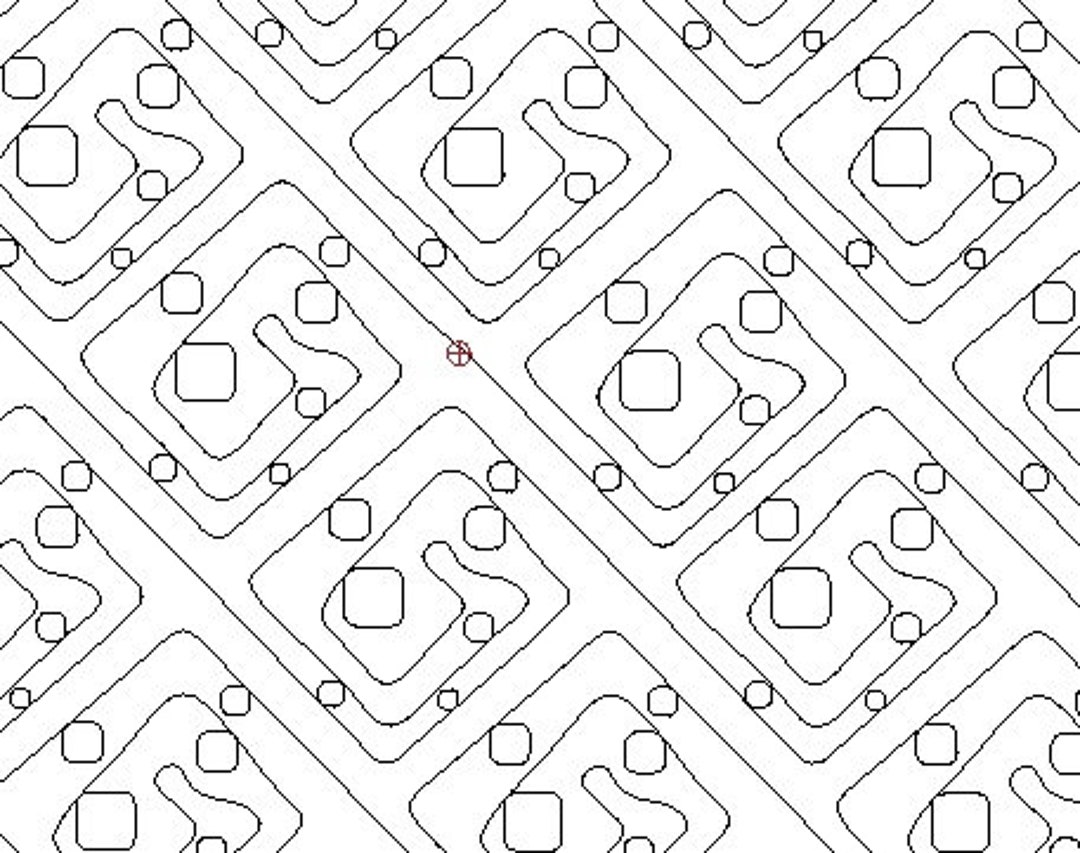 Spiral Cube, Digital Quilting Pattern, Design, Pantograph,e2e - Etsy