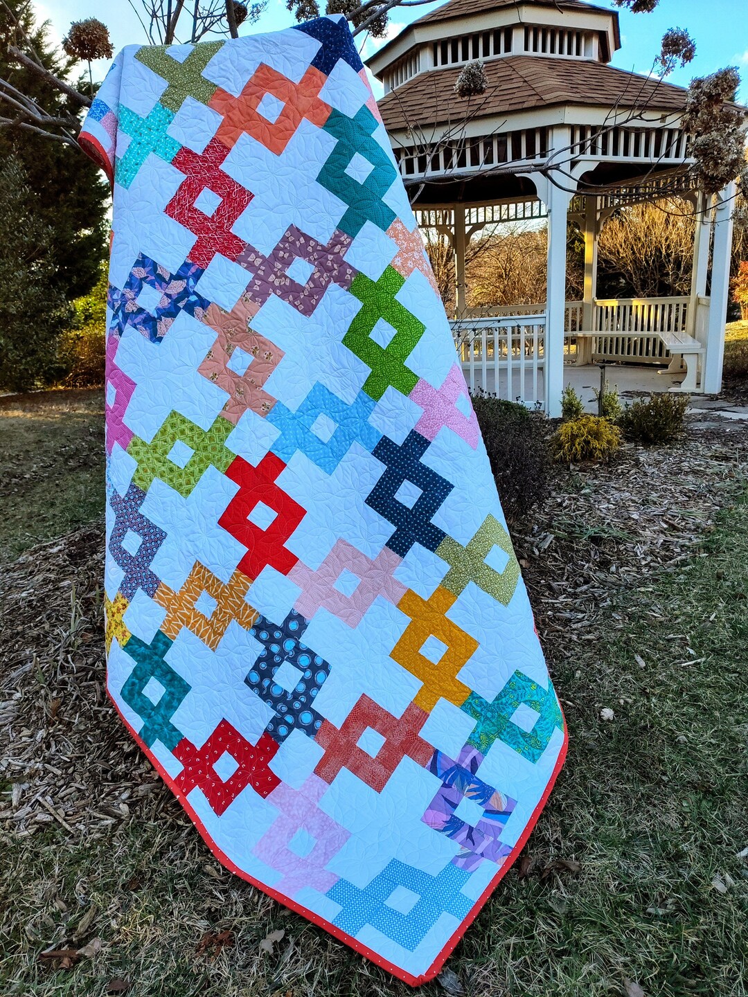 Make to Order: Tangled, Scrappy Quilt - Etsy