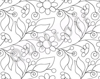 Honeycomb Bee, Digital Quilting Pattern, Design, Pantograph, E2E - Etsy UK