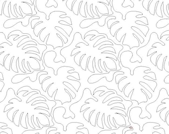 Geometric 1, Digital Quilting Pattern, Design, Pantograph, E2E - Etsy