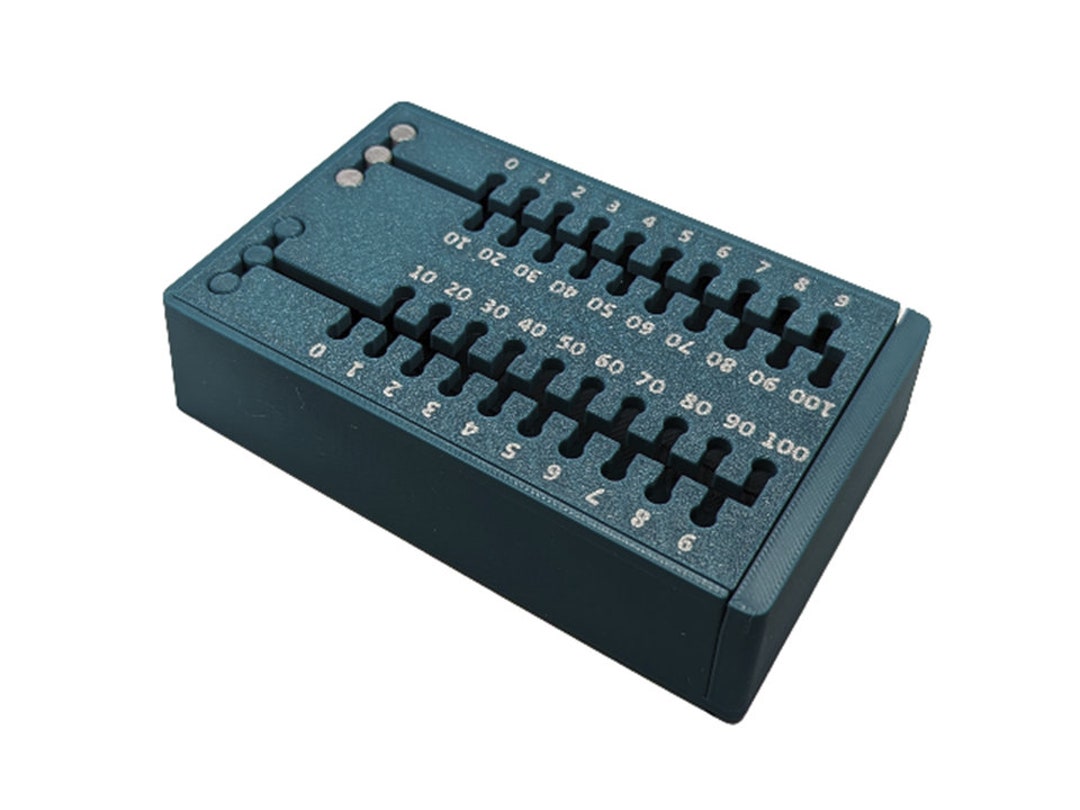 Playing Card Holder & Point Scorer Modern Teal With Teal and Silver ...