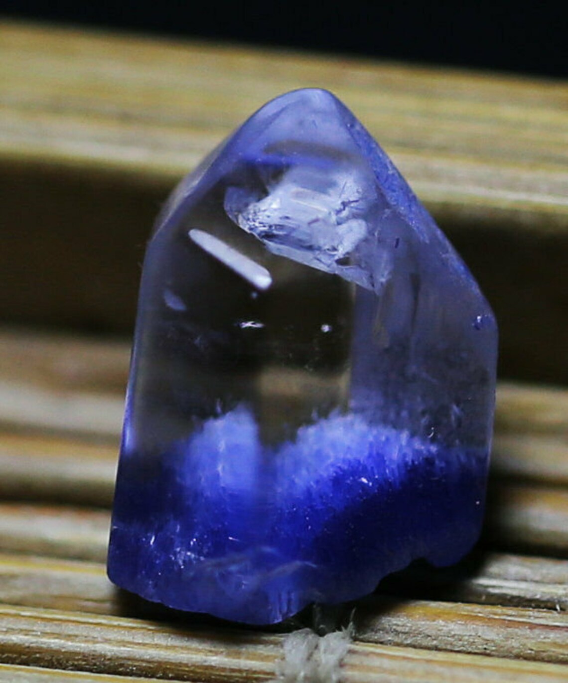 Hyper Rare. Dumortierite Quartz Crystal 2.9 CT 1 Polished | Etsy