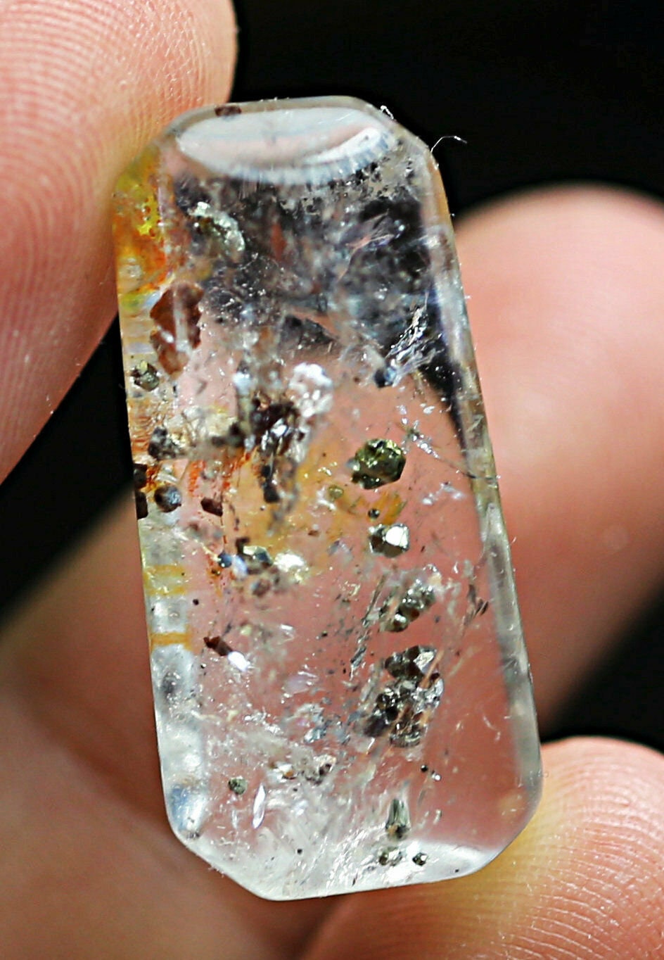 Quartz With Pyrite Inclusions - Etsy