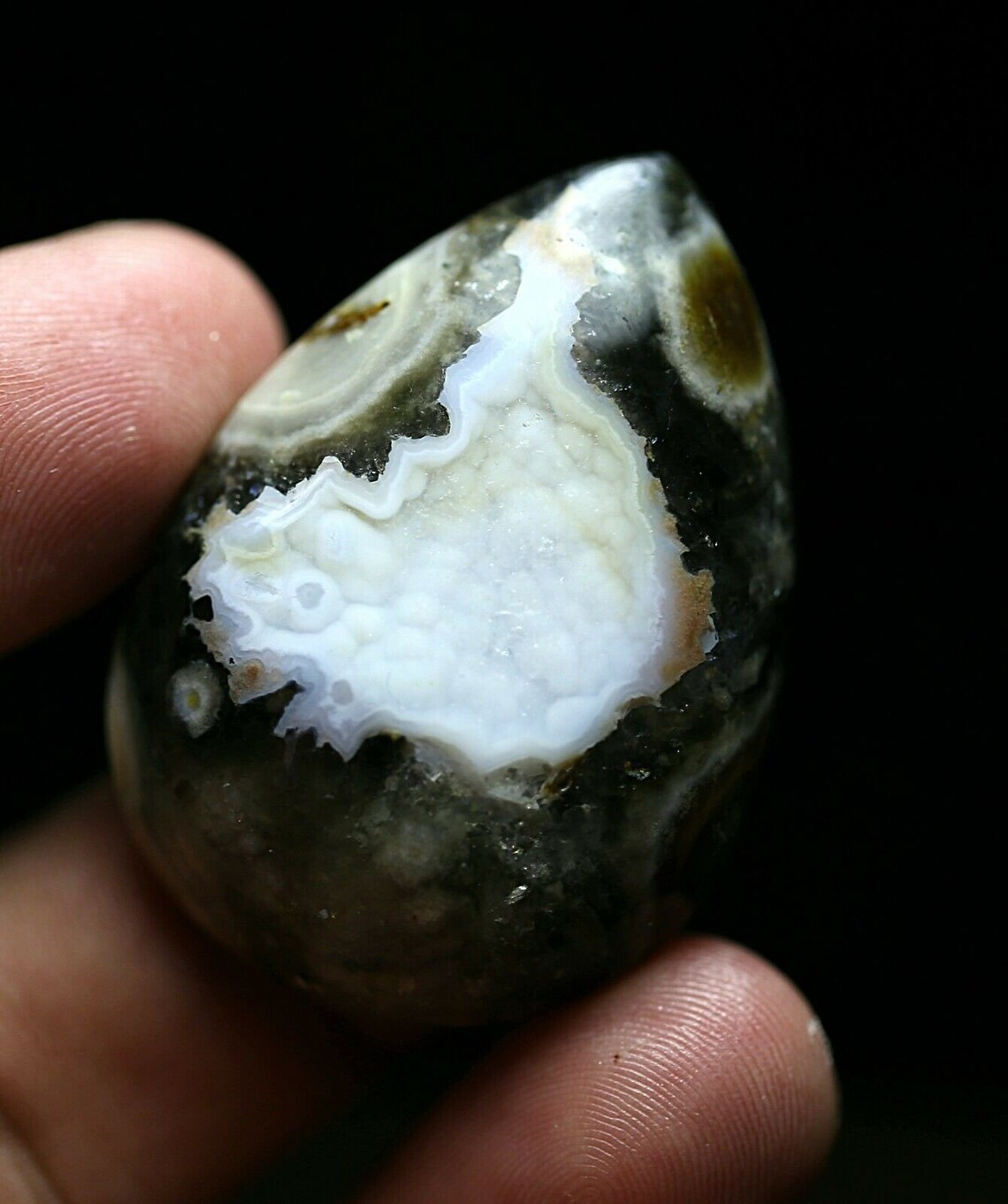 EXQUISITE ENCASED White and Green Botryoidal Ocean Jasper - Etsy UK