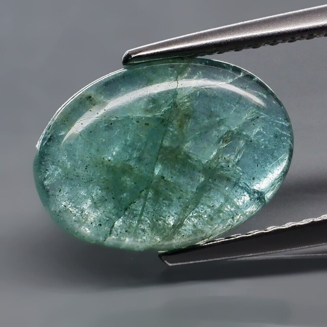 Genuine Colombia Emerald Cab, 3 CT 12.2 X 8.7 X 3.4 Mm Oil Treated. - Etsy