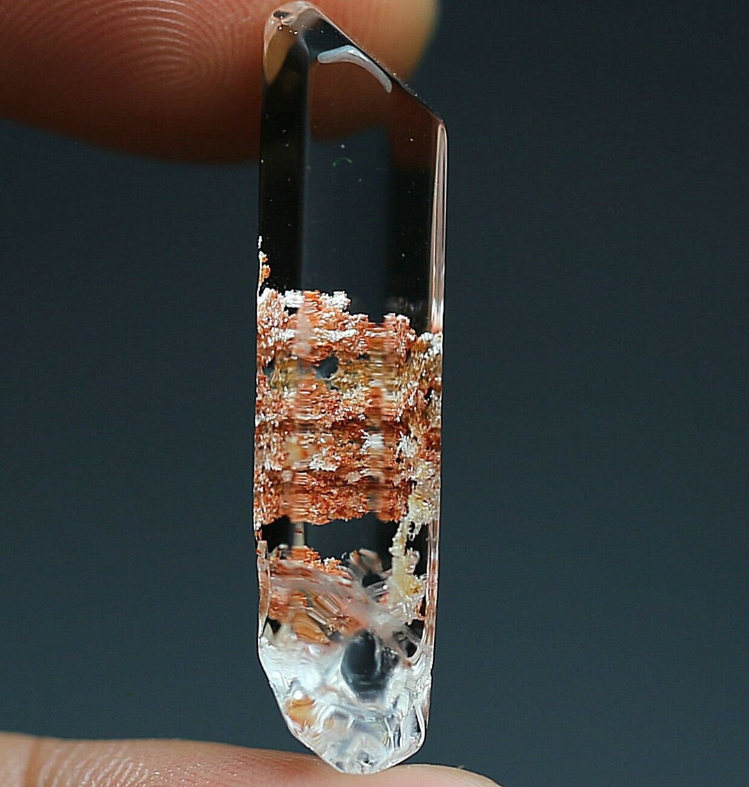14 Cts of Inclusions in Water Clear Quartz Lodolite Specimen. - Etsy