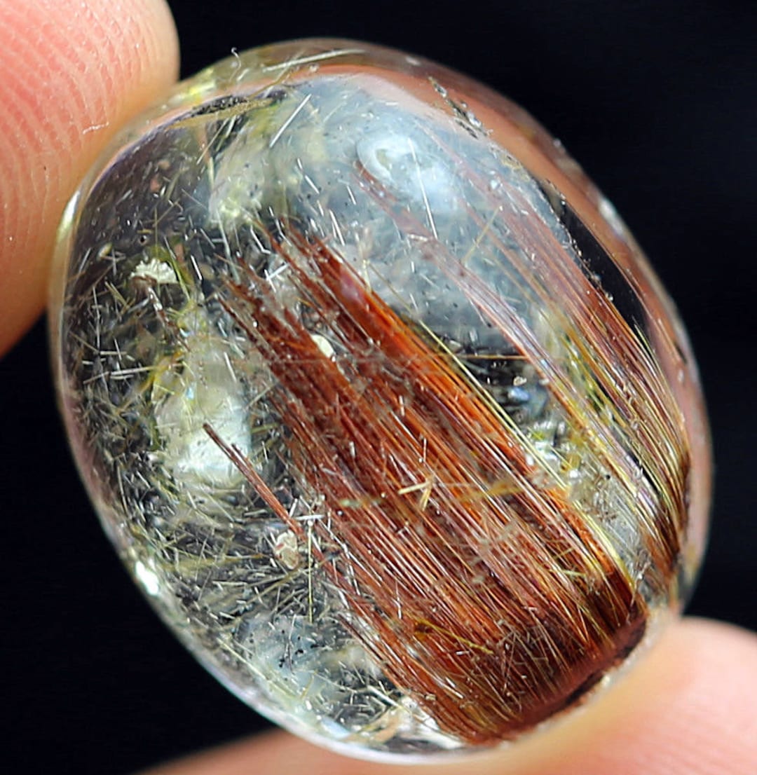 21.7 Cts Copper Rutilated Quartz Crystal Copper Rutile Swath - Etsy
