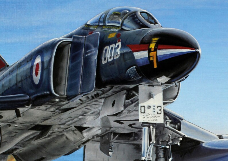 Aviation Art Print. F-4 Phantom. Limited Edition Signed by Artist. Ark ...