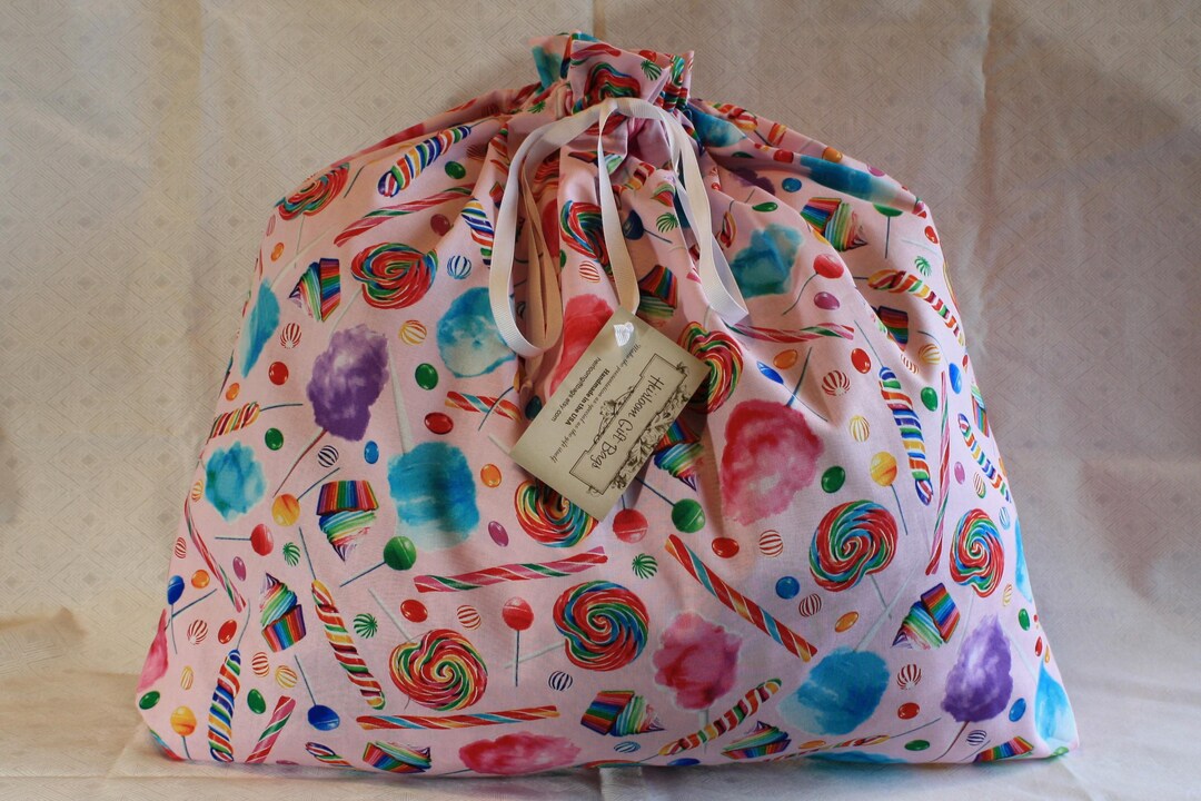 Extra Large Cloth Gift Bag Fabric Gift Bags Birthday Gift Bags Reusable ...