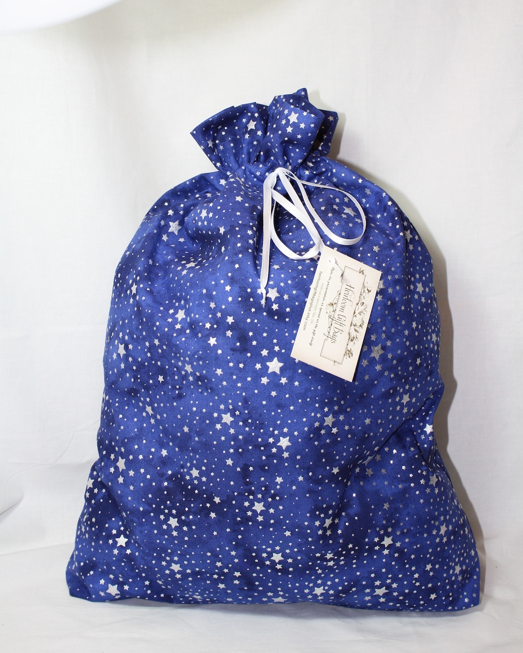 Large Cloth Gift Bags Fabric Gift Bags Christmas Reusable Drawstring ...