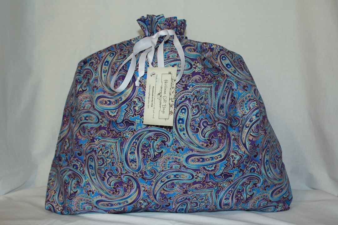 Extra Large Handmade Cloth Gift Bags Fabric Gift Bags - Etsy