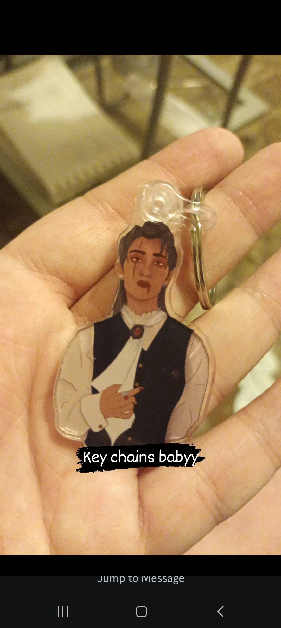 K-pop Stray Kids Lee Felix. Vampire Fantasy Keychain Charm (32mm by ...