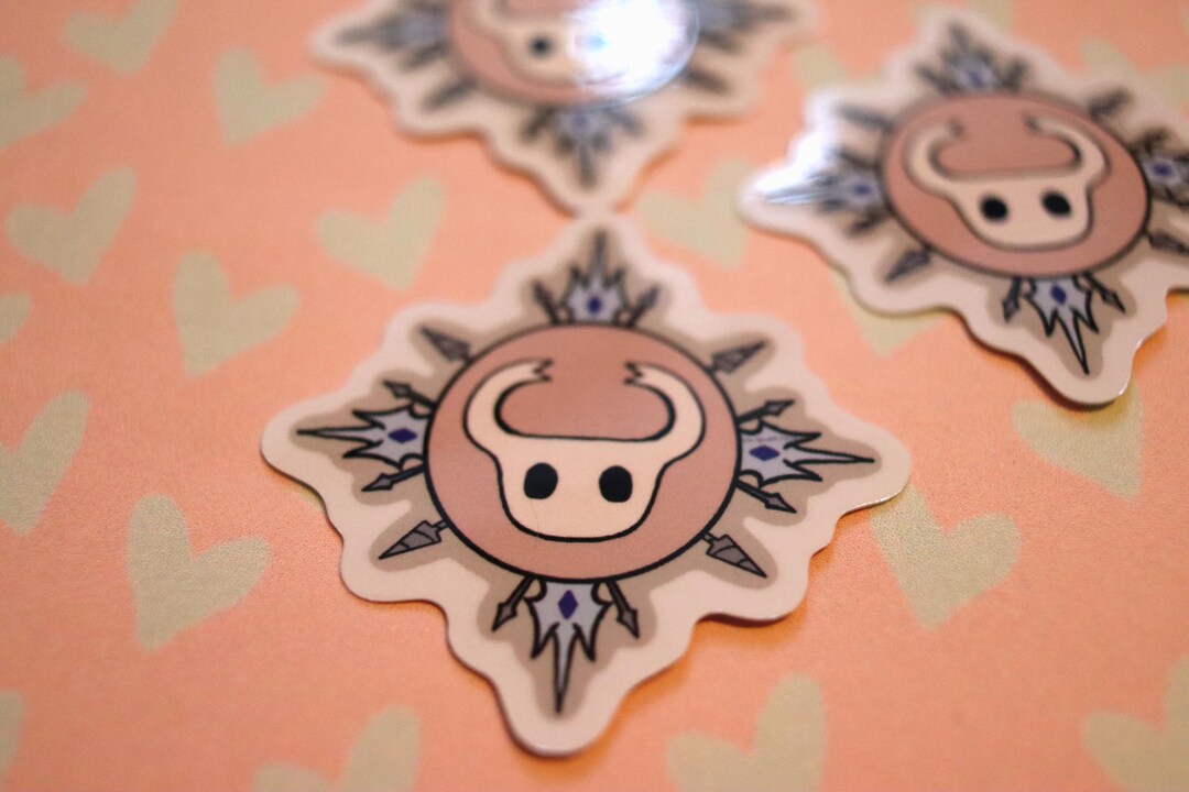 The Knight - Hol.low Knight Game Design Sticker 2 Inch - Etsy