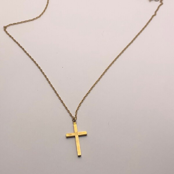 Simple Cross Pendant - Etsy