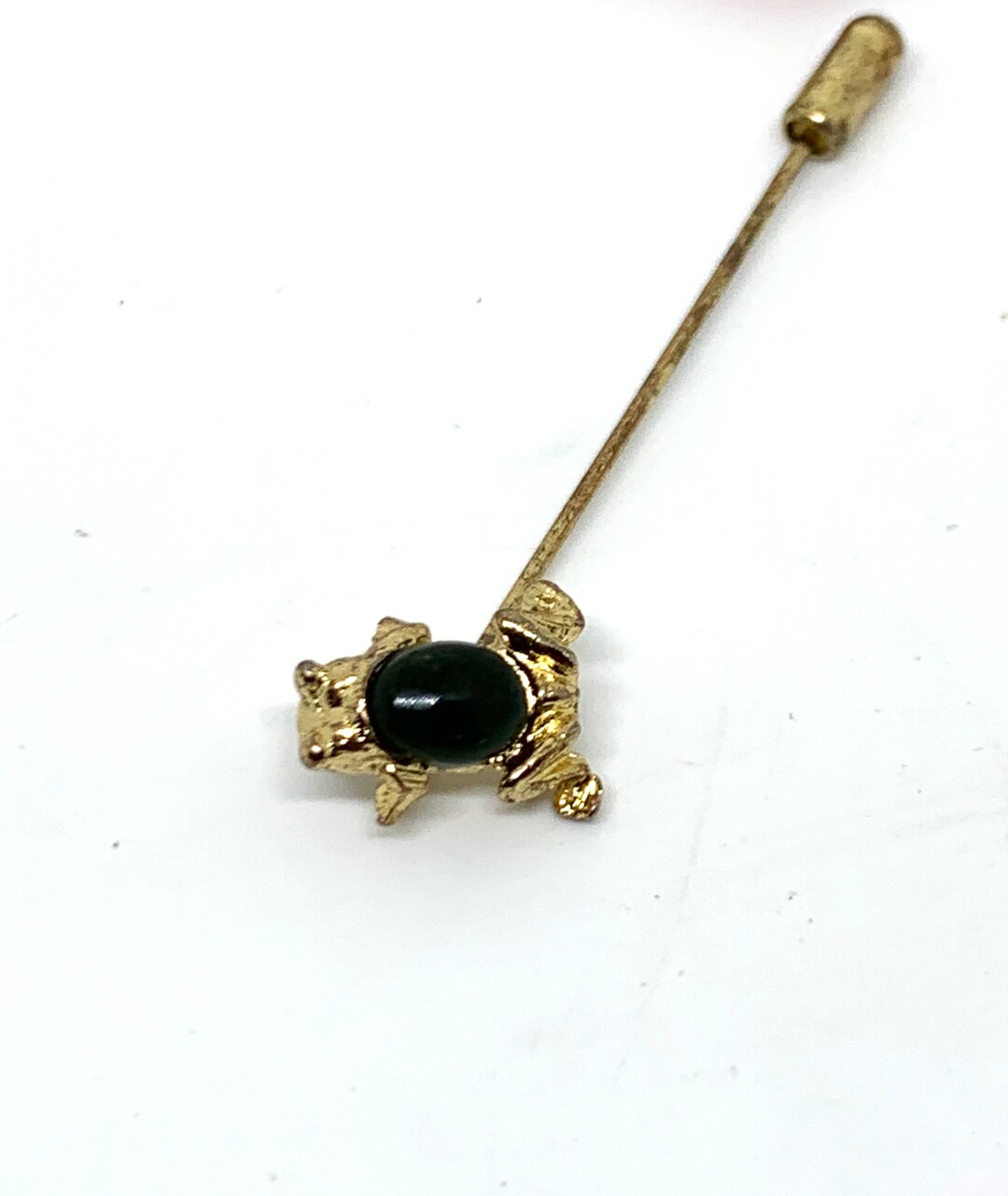 Vintage Frog Stick Pin - Etsy