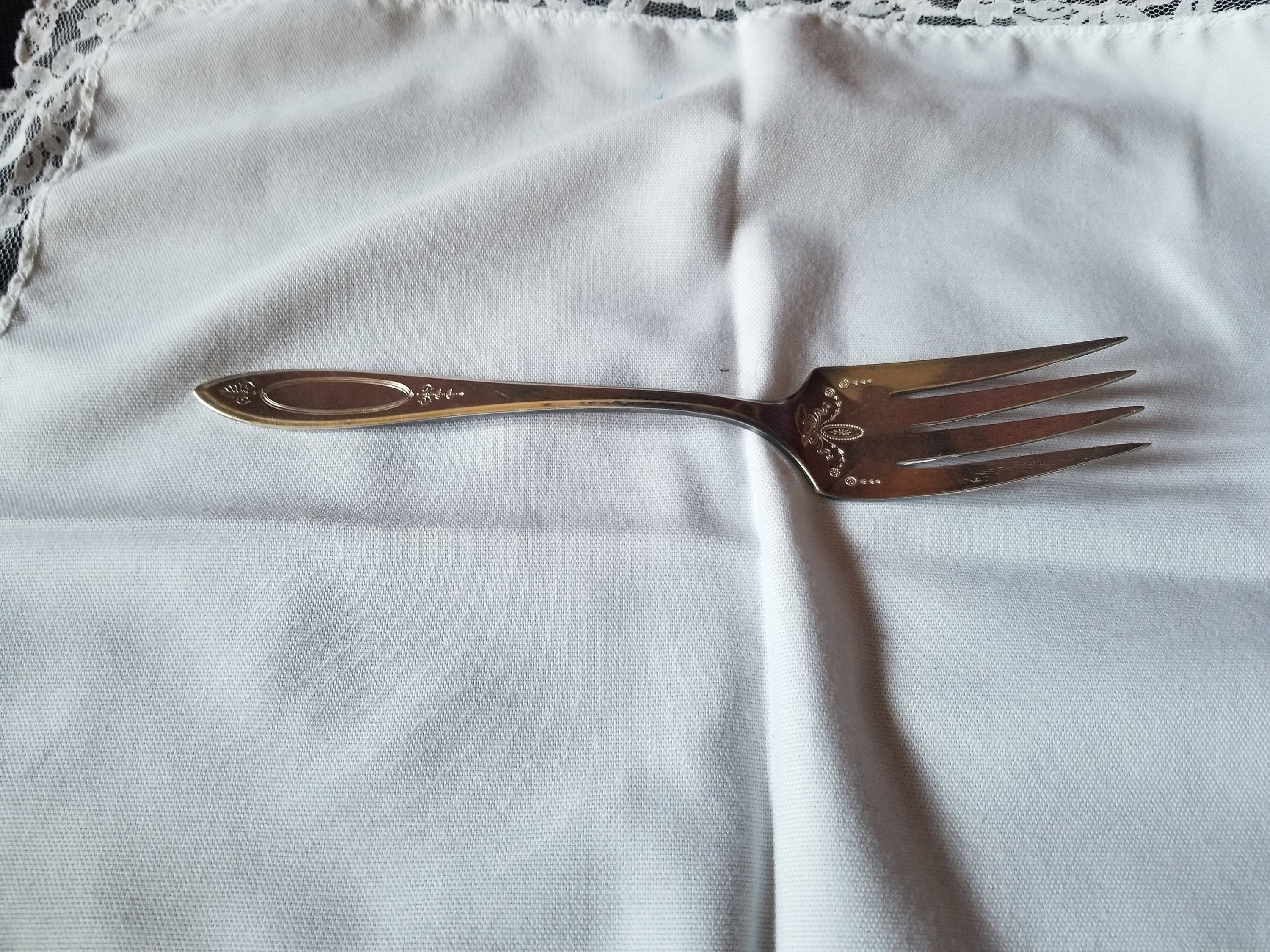 Antique Community Silver Plated Serving Fork Adam Pattern 1917 | Etsy